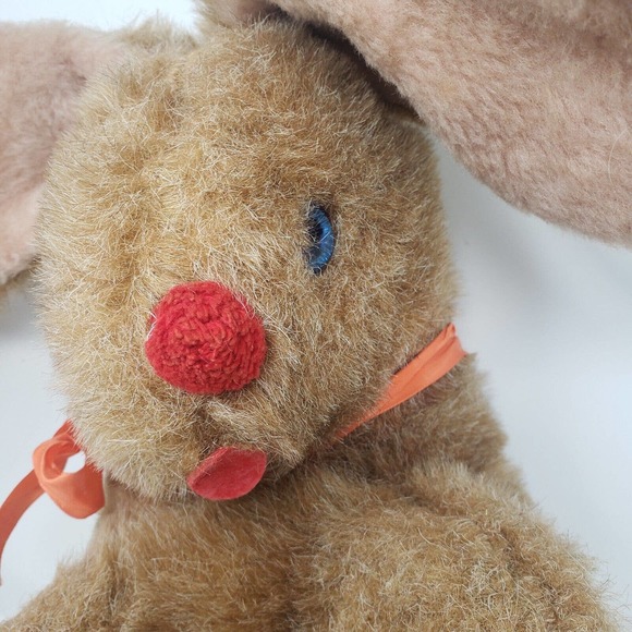 Vintage | Toys | Vintage Brown Bunny Rabbit Stuffed Animal Plush 7 In ...